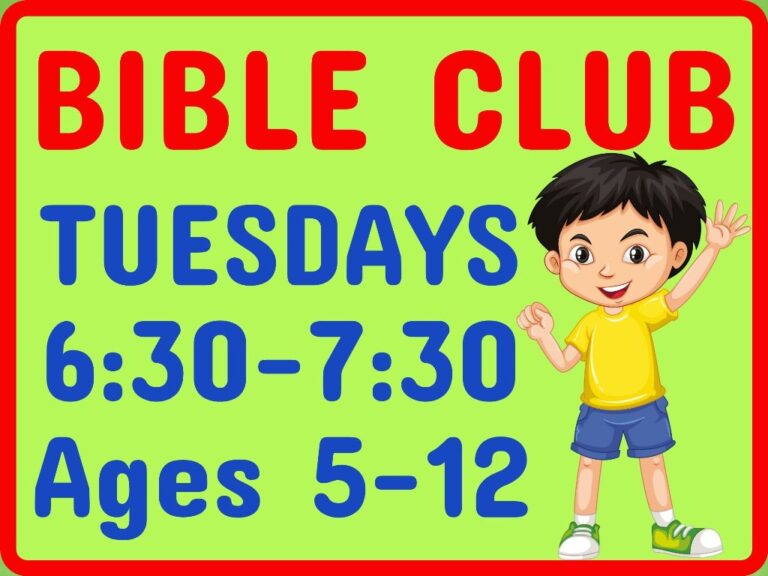 Bible Club – Harmony Bible Fellowship Church